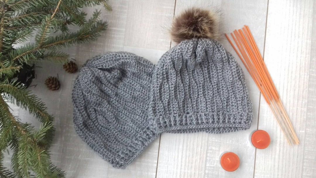 Matching Winter Hats: Handmade Wool Blend Couple Beanies - Etsy