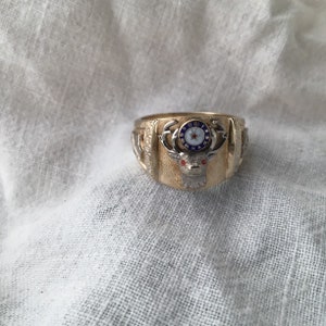 BPOE ELK RING 10K Solid Gold - Etsy
