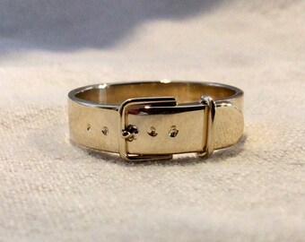 Buckle Ring Gold, Belt Buckle Ring, Victorian Ring Inspired, Crystal ...