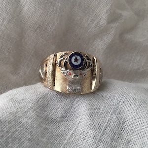 BPOE ELK RING 10K Solid Gold - Etsy