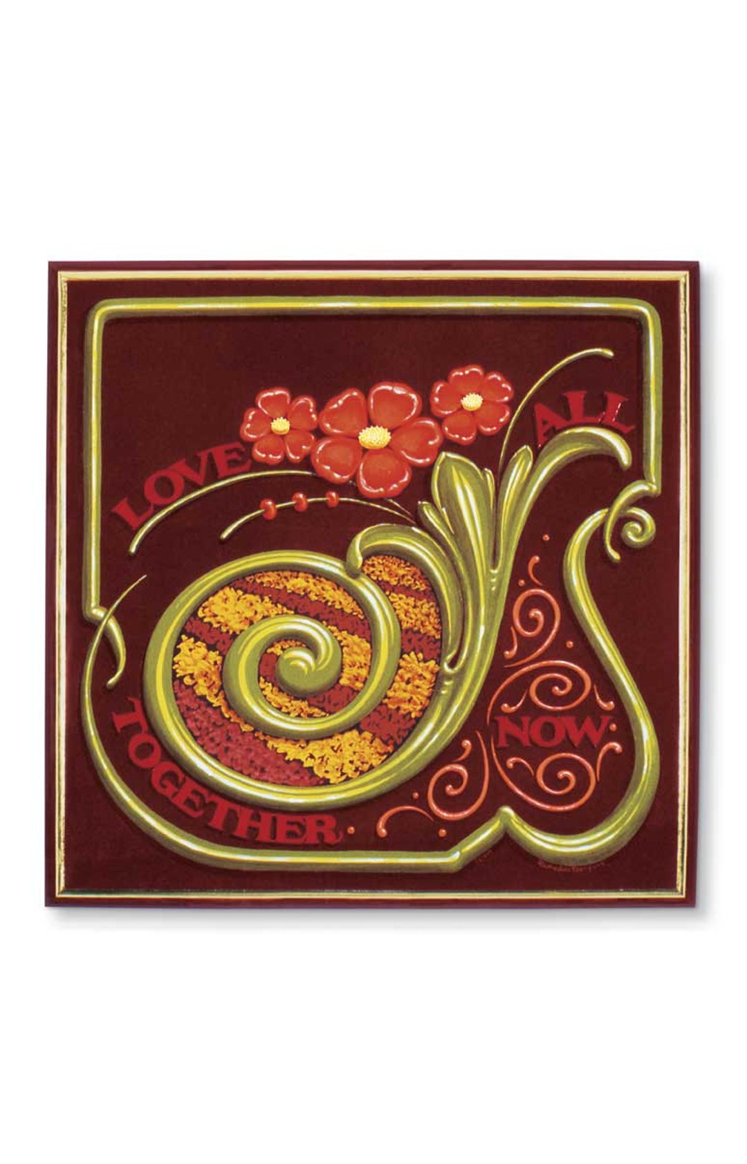 Love All - Poster - Sign Painting, Fileteado, Flowers - Etsy