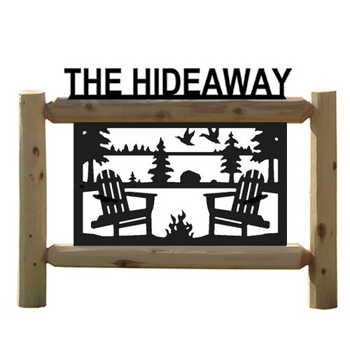 Personalized Whitetail Deer Cedar Log Outdoor Sign - Etsy