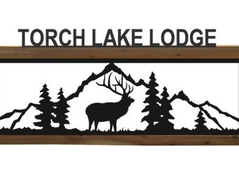 Persoanlized Bear Cedar Log Outdoor Sign | Etsy