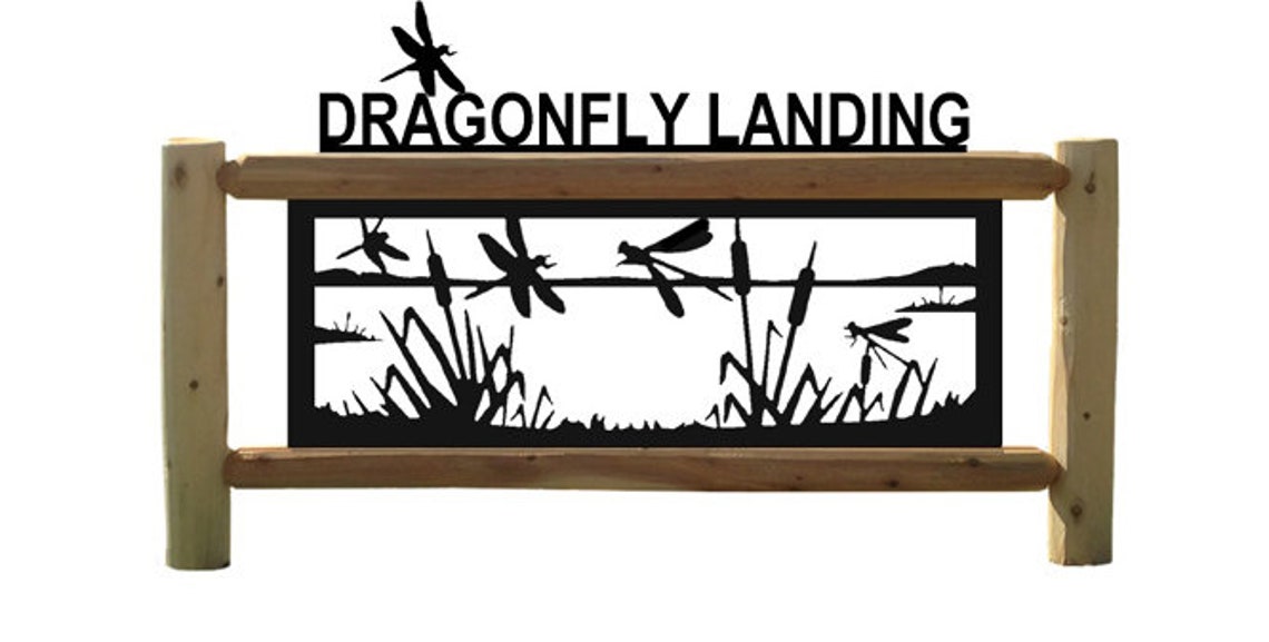 Dragonfly Outdoor Sign - Etsy