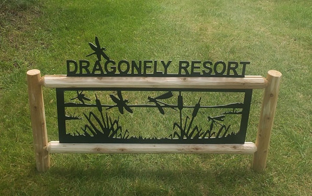 Dragonfly Outdoor Sign - Etsy