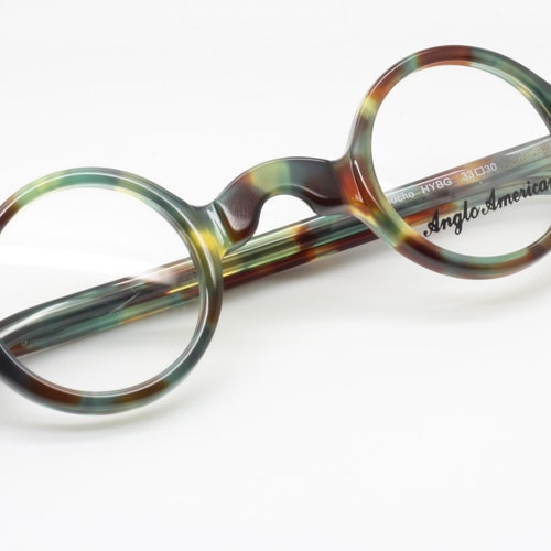 Anglo American Groucho True Round Small Lens Glasses in - Etsy