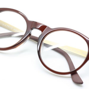 Round Vintage Style Hand Made Italian Glasses by PRIDE Eyewear in A ...