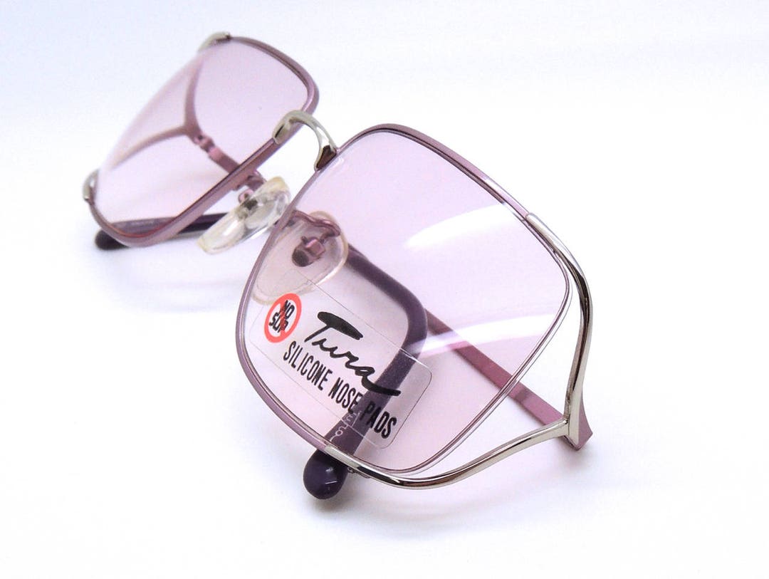 Tura 455 Vintage Designer Rectangular 80's Spectacle Frames With Gradient Purple Lenses - Etsy