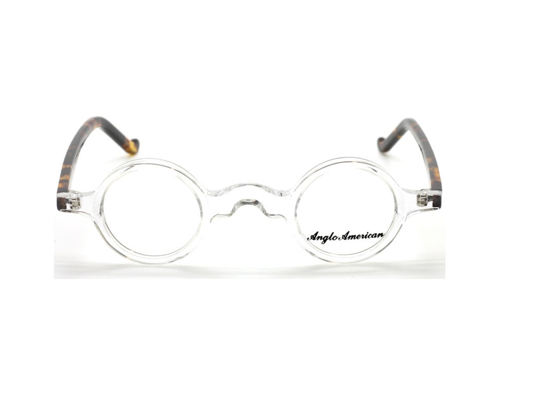 Anglo American Groucho True Round Small Lens Glasses in A Clear Front ...