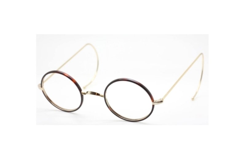 Round NHS Style Spectacles by Beuren With Saddle Bridge and - Etsy