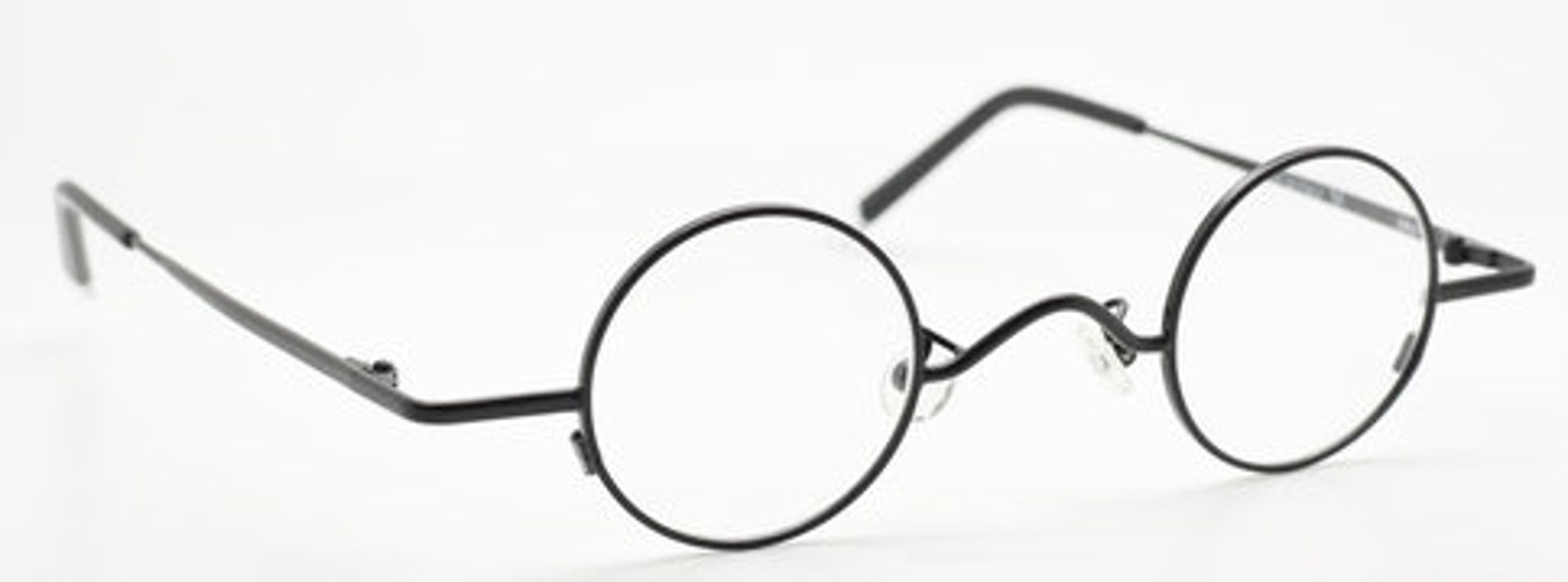 NHS Style Small Round Vintage Spectacles in A Matt Black - Etsy