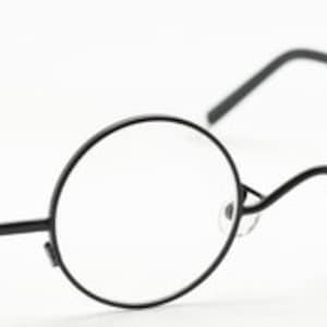 NHS Style Small Round Vintage Spectacles in A Matt Black Finish by ...