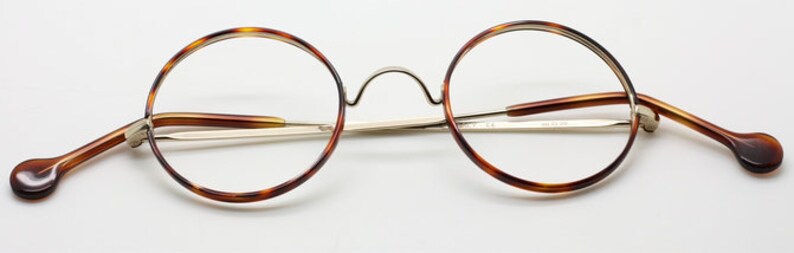 Round NHS Style Spectacles By Beuren With Saddle Bridge And | Etsy