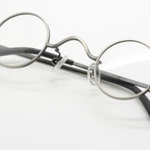 Antique Silver Small Style Round Spectacles by Beuren 32mm - the ...