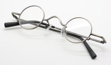 Antique Silver Small Style Round Spectacles by Beuren 32mm - the ...