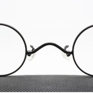 NHS Style Small Round Vintage Spectacles in A Matt Black Finish by ...
