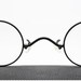 NHS Style Small Round Vintage Spectacles in A Matt Black Finish by ...