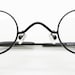 NHS Style Small Round Vintage Spectacles in A Matt Black Finish by ...