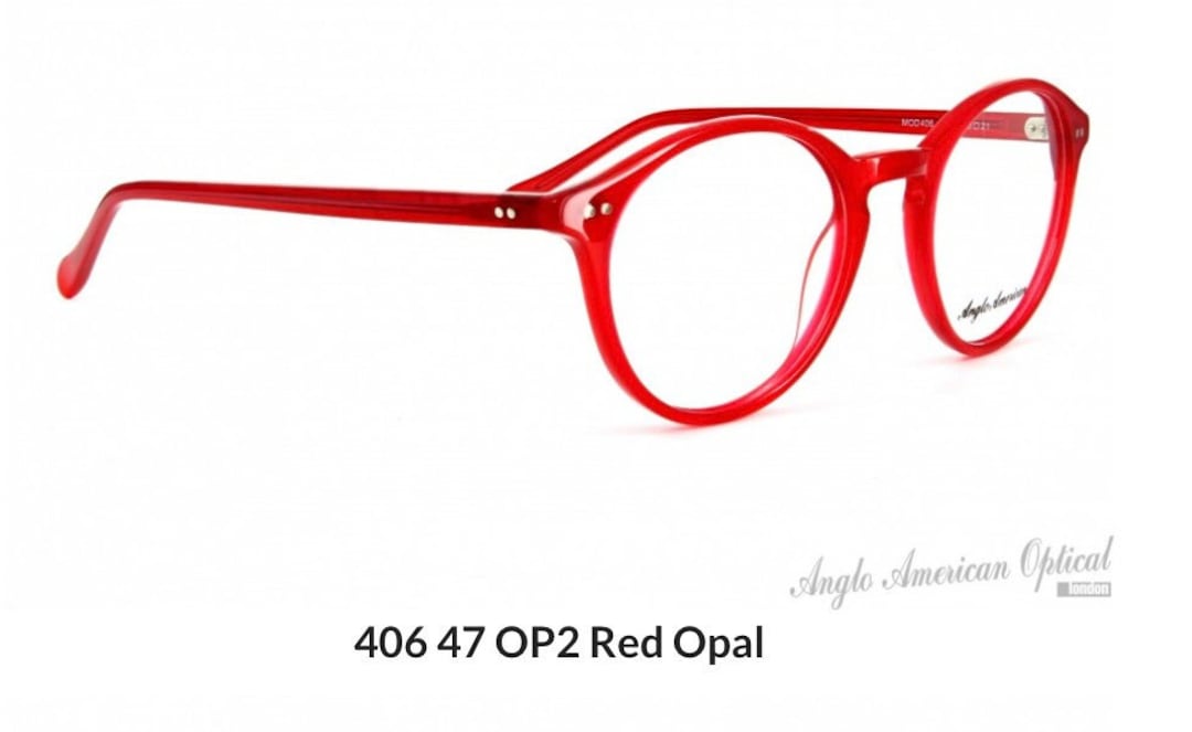 Anglo American 406 Panto Shaped Glasses in Varying Colour Options - Etsy