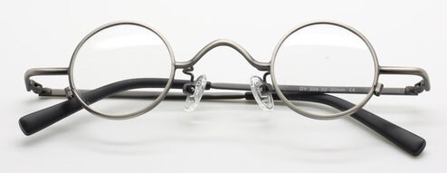 Antique Silver Small Style Round Spectacles by Beuren 32mm - the ...