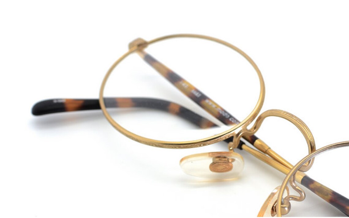 Engraved Shiny Gold Oval Frames by SAKI 532 Made in Japan - Etsy