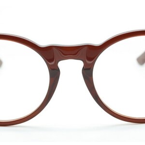 Round Vintage Style Hand Made Italian Glasses by PRIDE Eyewear in A ...