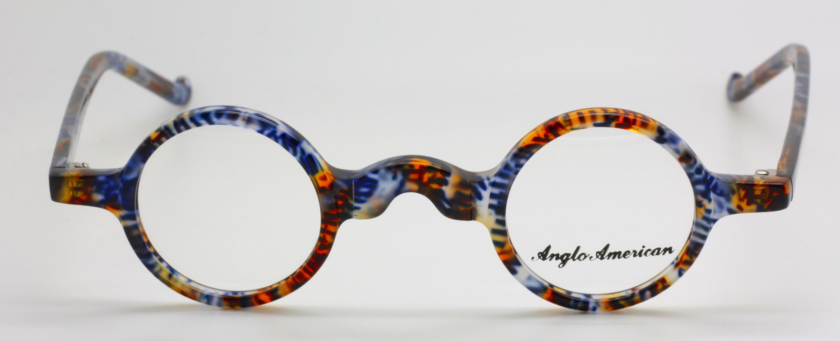 Anglo American Groucho True Round Small Lens Glasses in Multi Colour ...