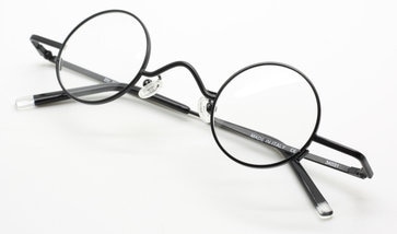 NHS Style Small Round Vintage Spectacles in A Matt Black - Etsy