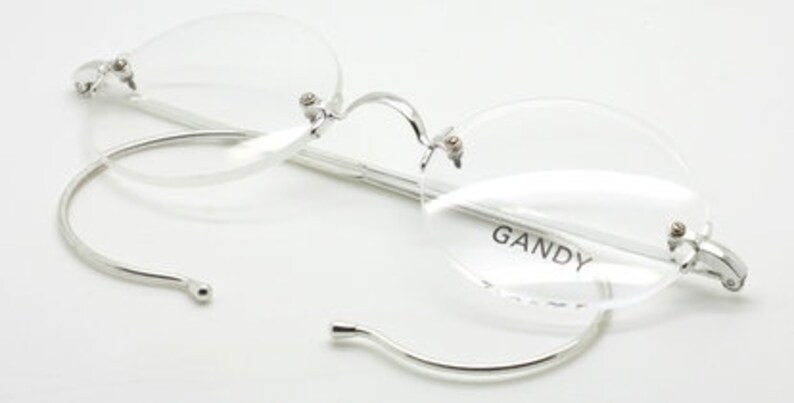 Savile Row Style Almost Round Rimless Glasses With Warwick Etsy