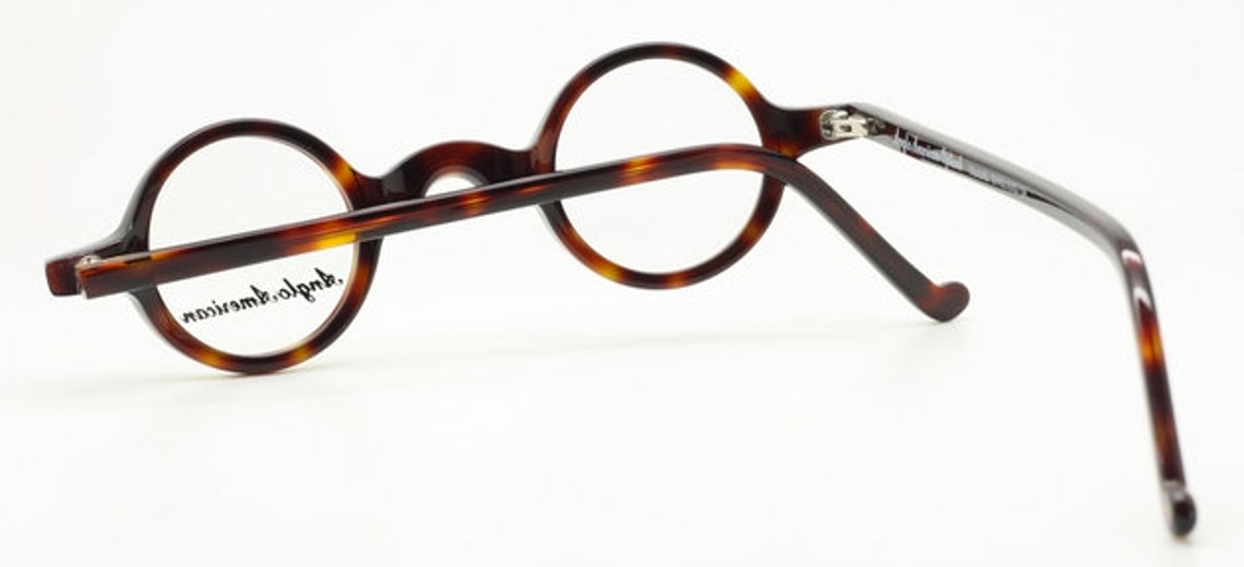 Anglo American Groucho True Round Small Lens Glasses in | Etsy