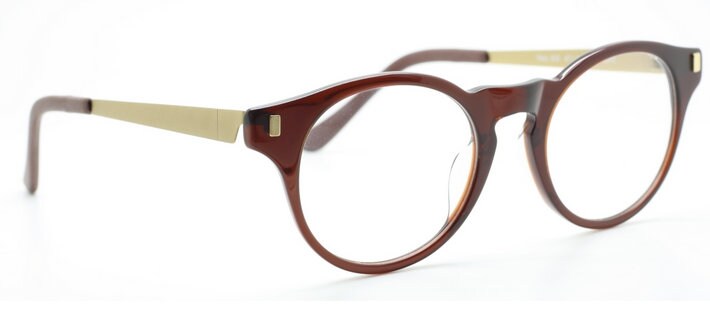 Round Vintage Style Hand Made Italian Glasses by PRIDE Eyewear in A ...