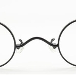 NHS Style Small Round Vintage Spectacles in A Matt Black Finish by ...