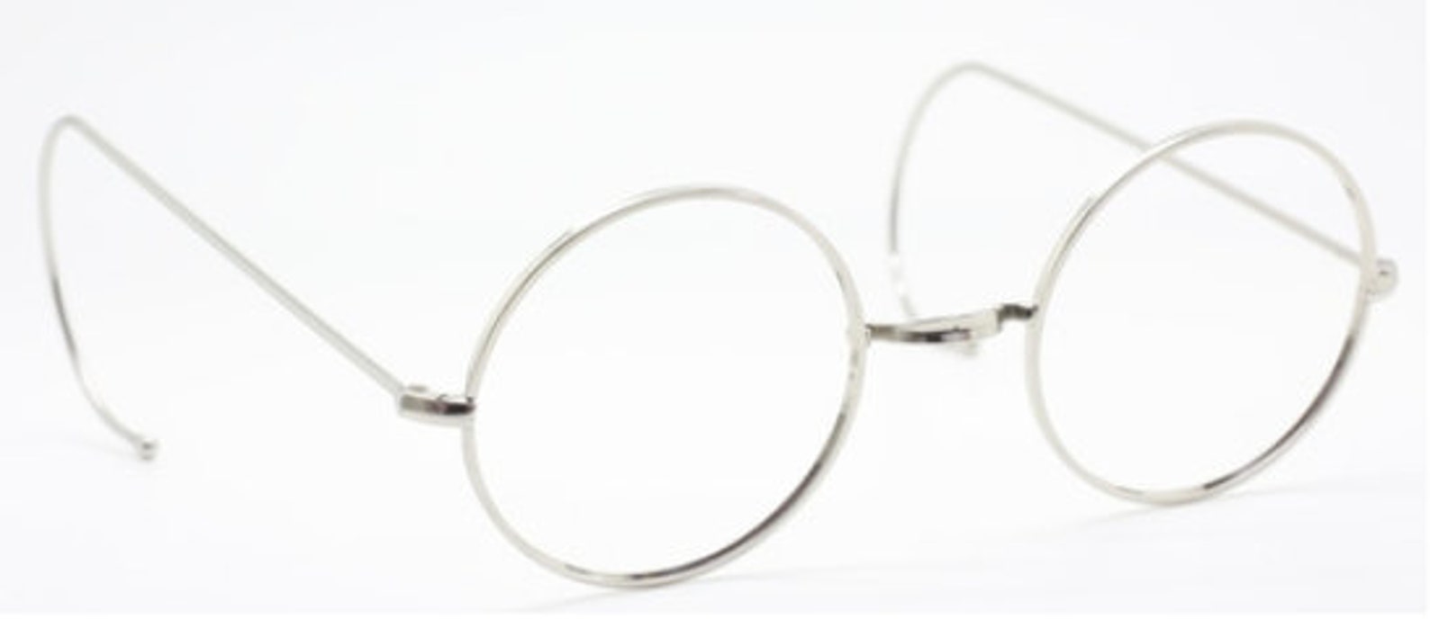 Vintage Style True Round Silver Finish Eyewear by Beuren Model 1700 ...
