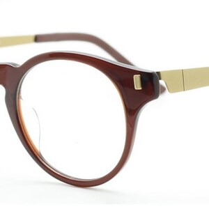 Round Vintage Style Hand Made Italian Glasses by PRIDE Eyewear in A ...