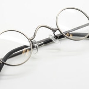 Antique Silver Small Style Round Spectacles by Beuren 32mm - the ...