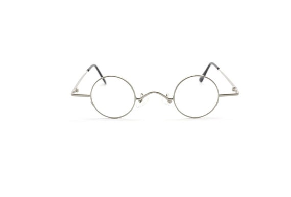 Vintage Small Round Prescription Glasses in A Matt Silver Finish by Beuren 34mm Lens Size B63 Etsy UK