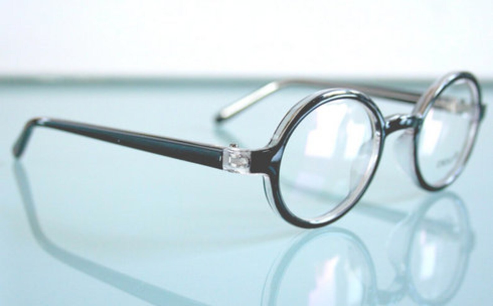 Classic Round Prescription Eyewear UNI Glasses in Black & - Etsy