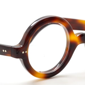 True Round 180E Style Italian Acetate Eyewear by Beuren 'BIG ROUND' in ...
