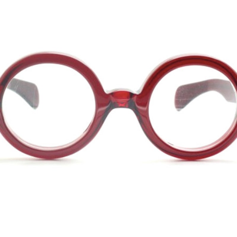 Red Eyeglasses - Etsy