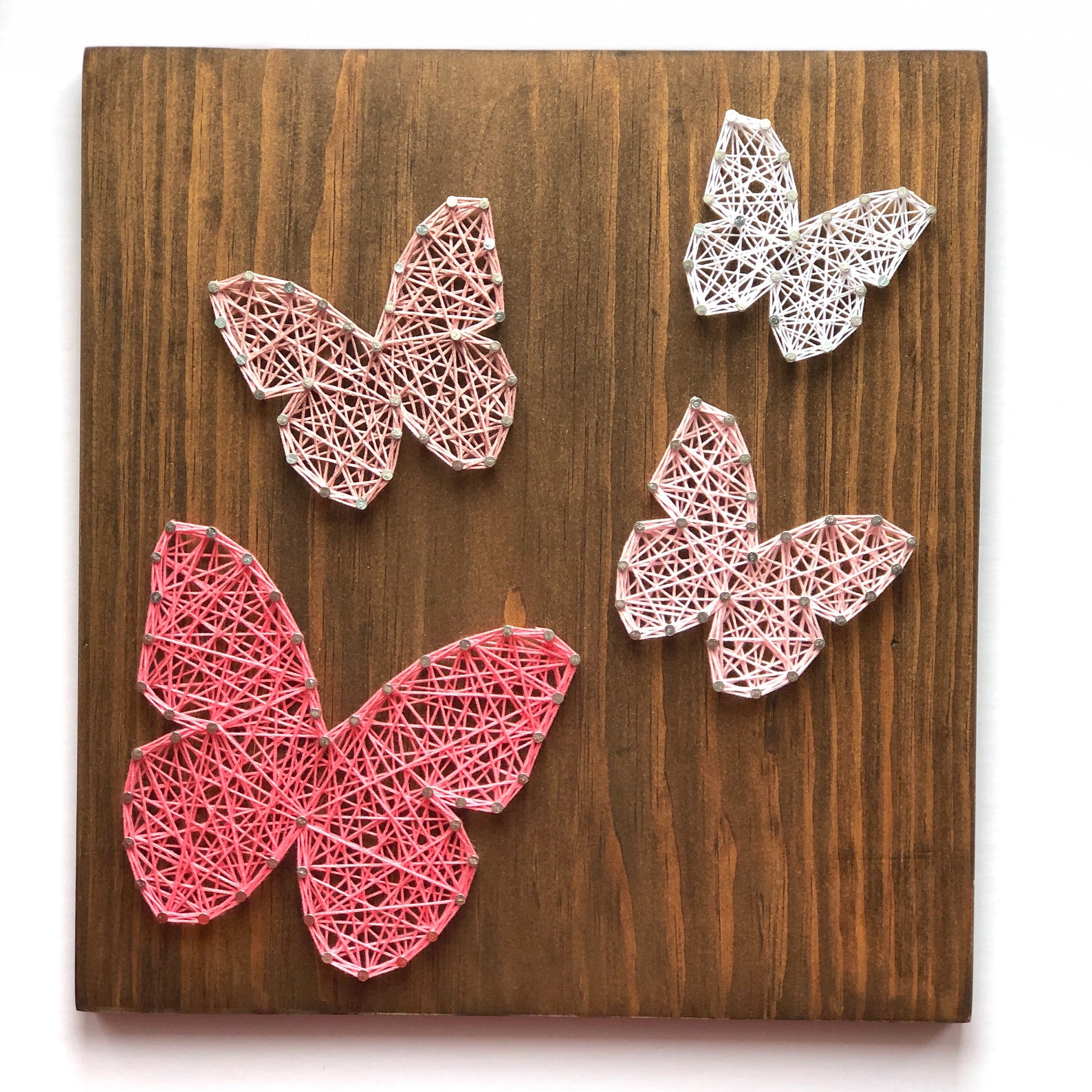 String Art Butterfly String Art Butterfly Decor Kids Room - Etsy