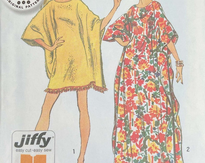 Simplicity 5628 Misses' Vintage Jiffy Caftan Dress. One Size. - Etsy