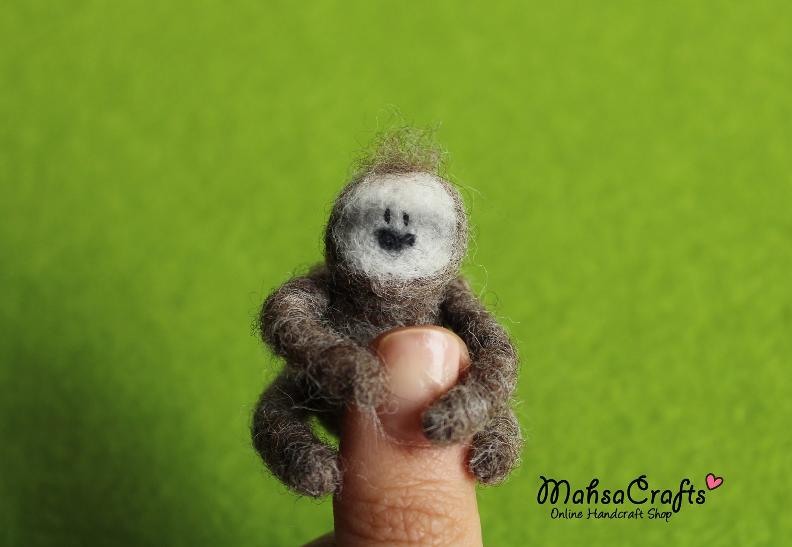 Felt Animals, Jungle Animals, Animal Figurine, Dollhouse Miniatures ...