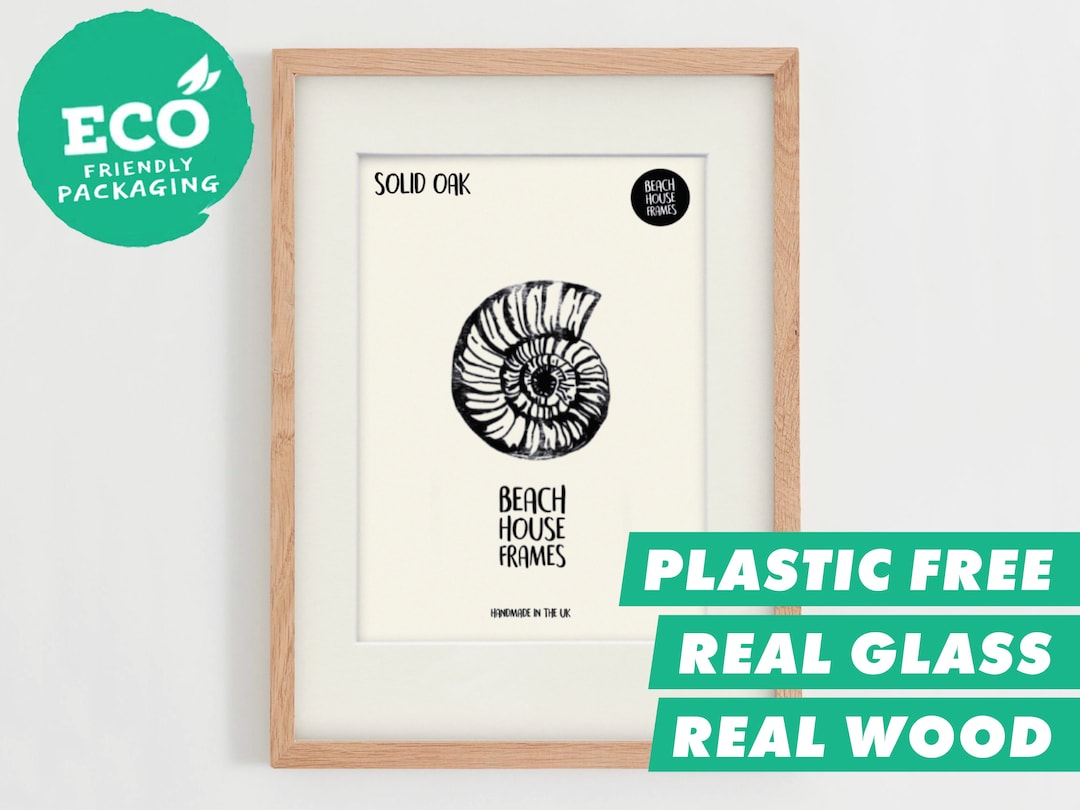 Solid Oak Picture Frame Photo Frame A2, A3, A4, A5, A6, 5x5, 5x7, 6x8 ...