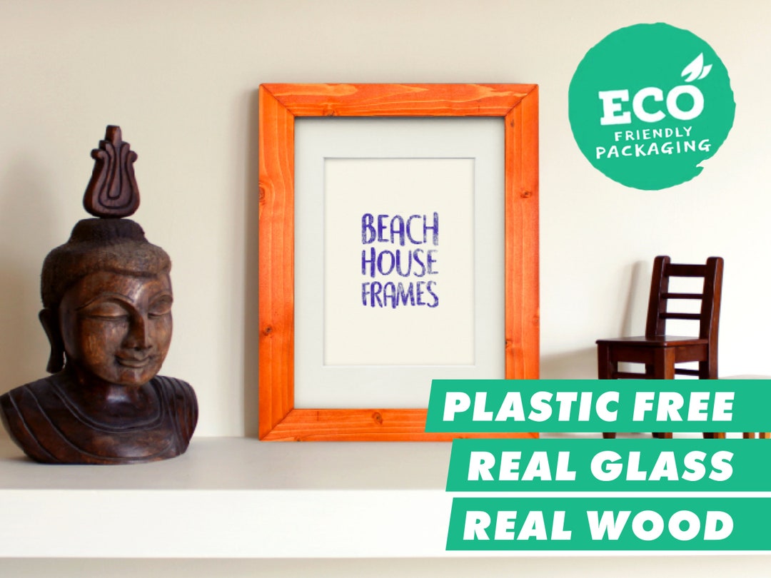 A4 Picture Frame Orange Photo Frame A4 Orange Frame A4 Modern Orange ...