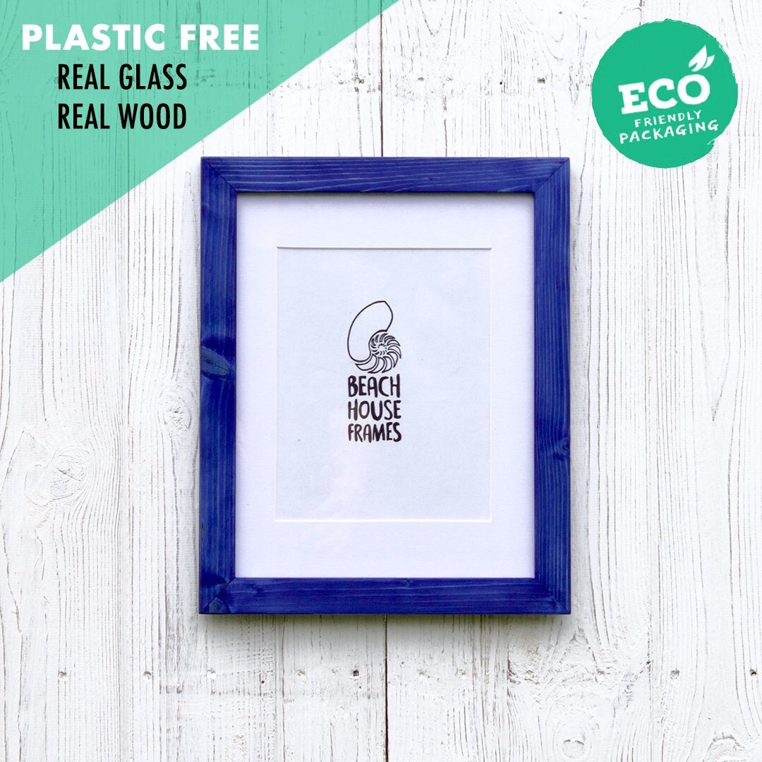 Blue Picture Frames Photo Frame A2 A3 A4 A5 5X5 5X7 - Etsy