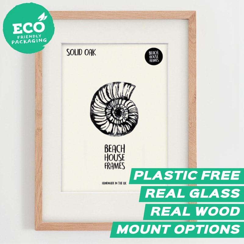 Rustic A2 Oak Frame - Etsy UK