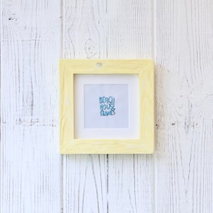 Yellow Picture Frame A2, A3, A4, A5, 5x5, 6x6, 5x7, 6x8, 8x10, 11x14 ...