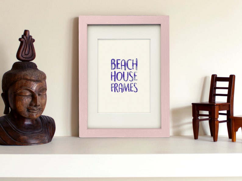 A2 Picture Frame Rustic Blush Pink Photo Frame Pink Frame - Etsy