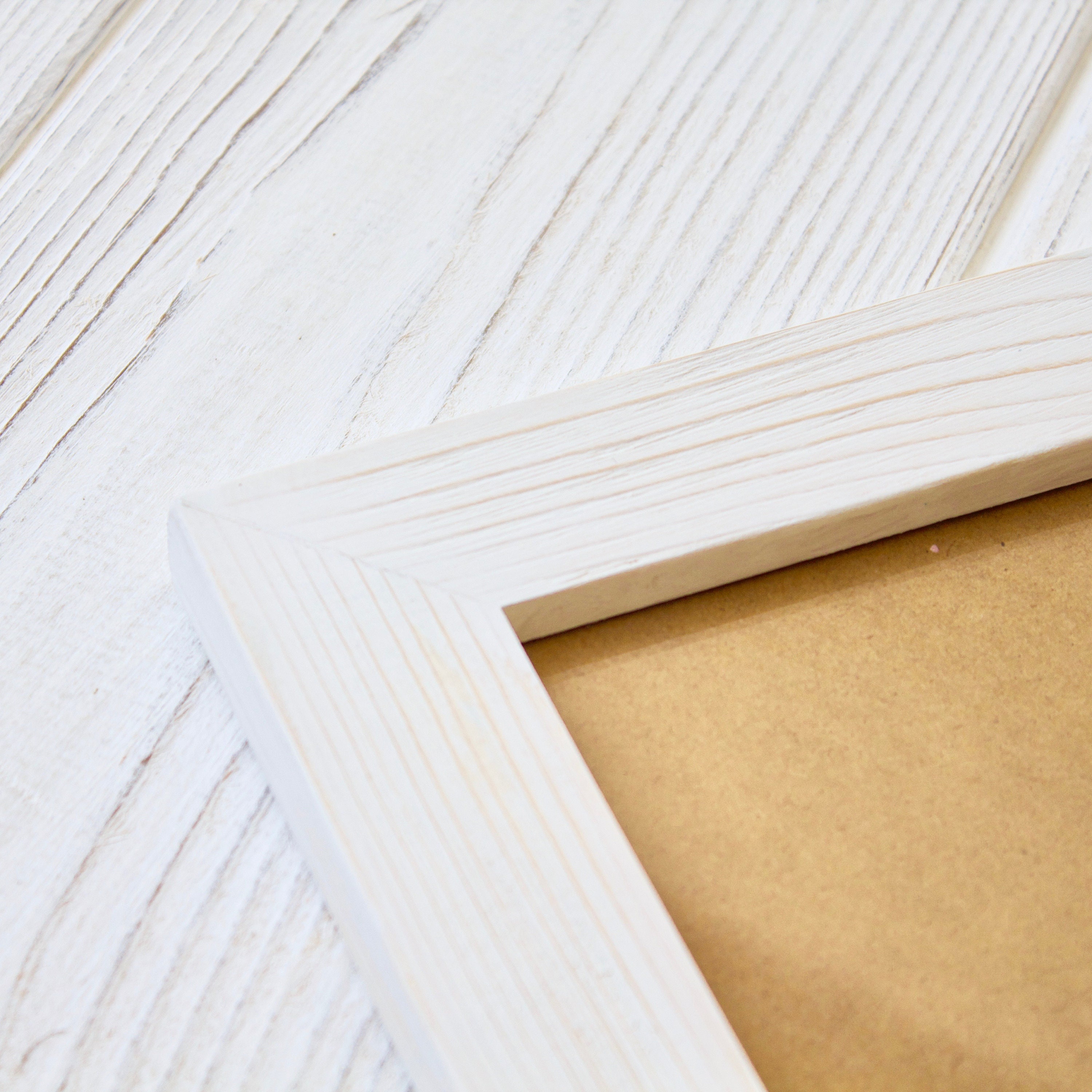 A4 Real Wood Frame White Picture Photo Handmade ECO - Etsy