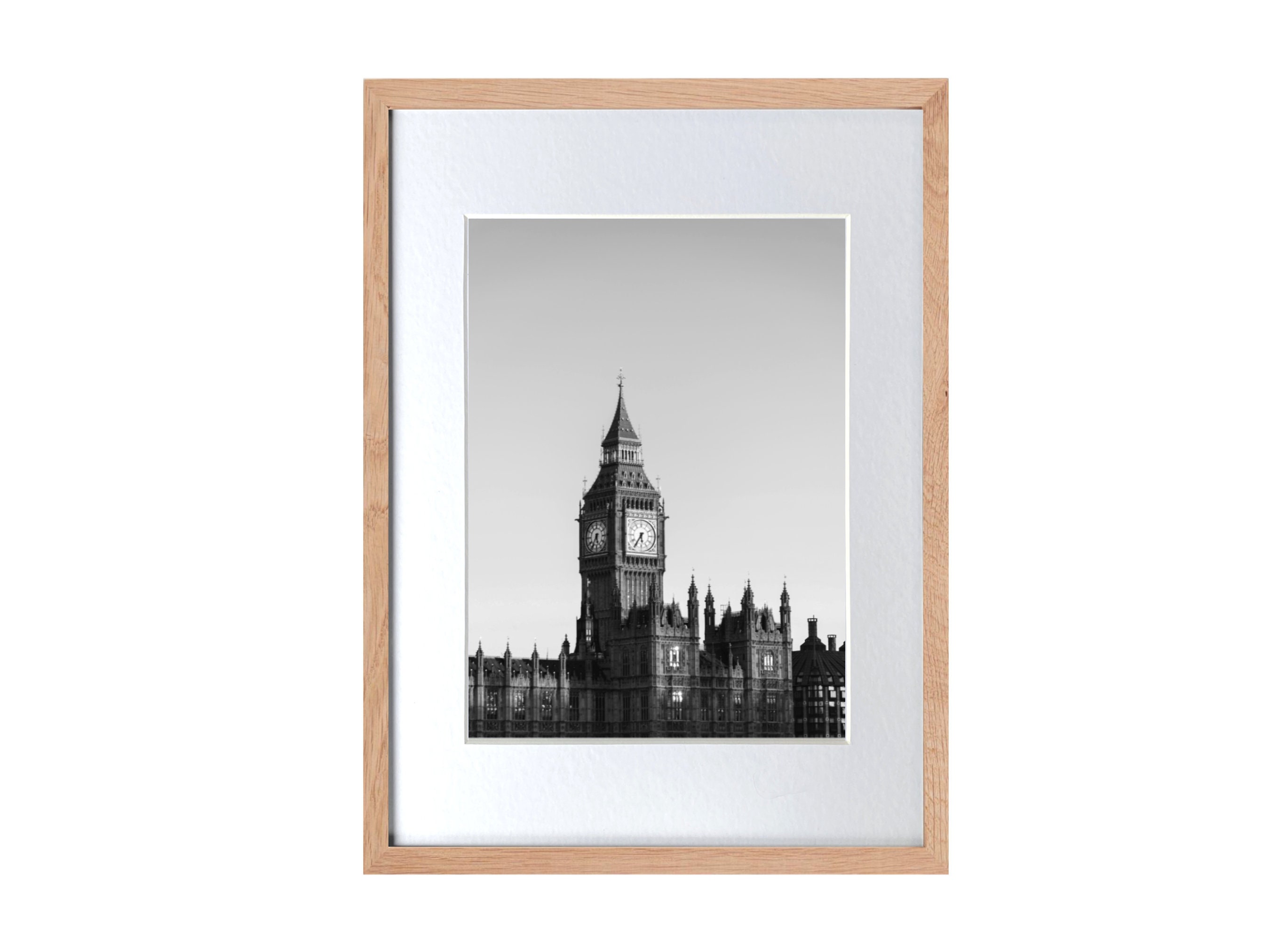 Solid Oak A5 Frame Thin Wooden Frame A5 Frame Handmade Photo Frame A5 ...